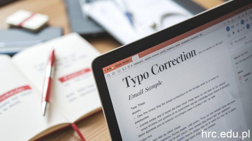 Essential Tips And Example For A Typo Correction Email Sample