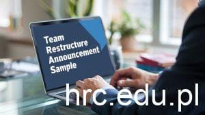 7 Essential Components Of A Team Restructure Announcement Sample